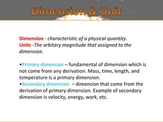 JJ207 Thermodynamics I Chapter 1 | PPT