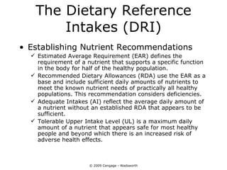 Chapter 1 NUTR | PPT