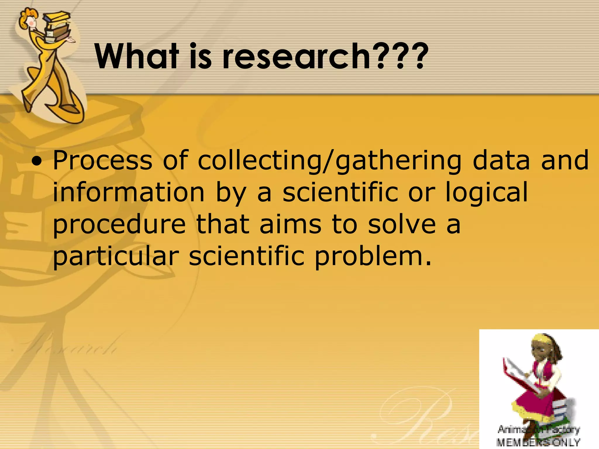 Chapter 1-INTRODUCTION TO RESEARCH | PPT