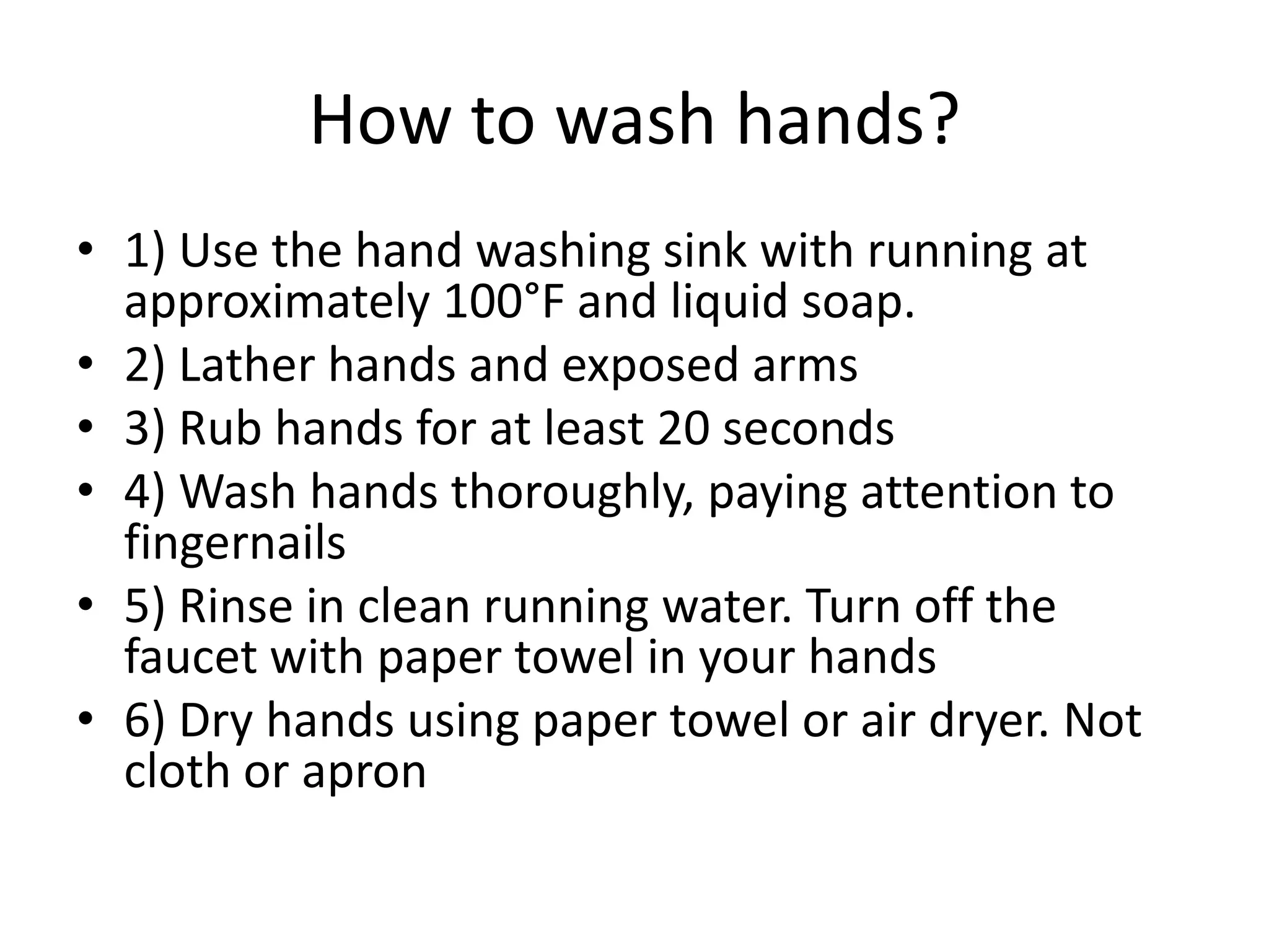 FOOD SANITATION, SAFETY & HYGIENE - CHAPTER 1 | PPTX