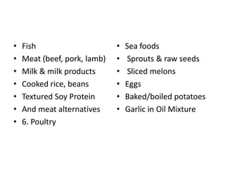 FOOD SANITATION, SAFETY & HYGIENE - CHAPTER 1 | PPTX