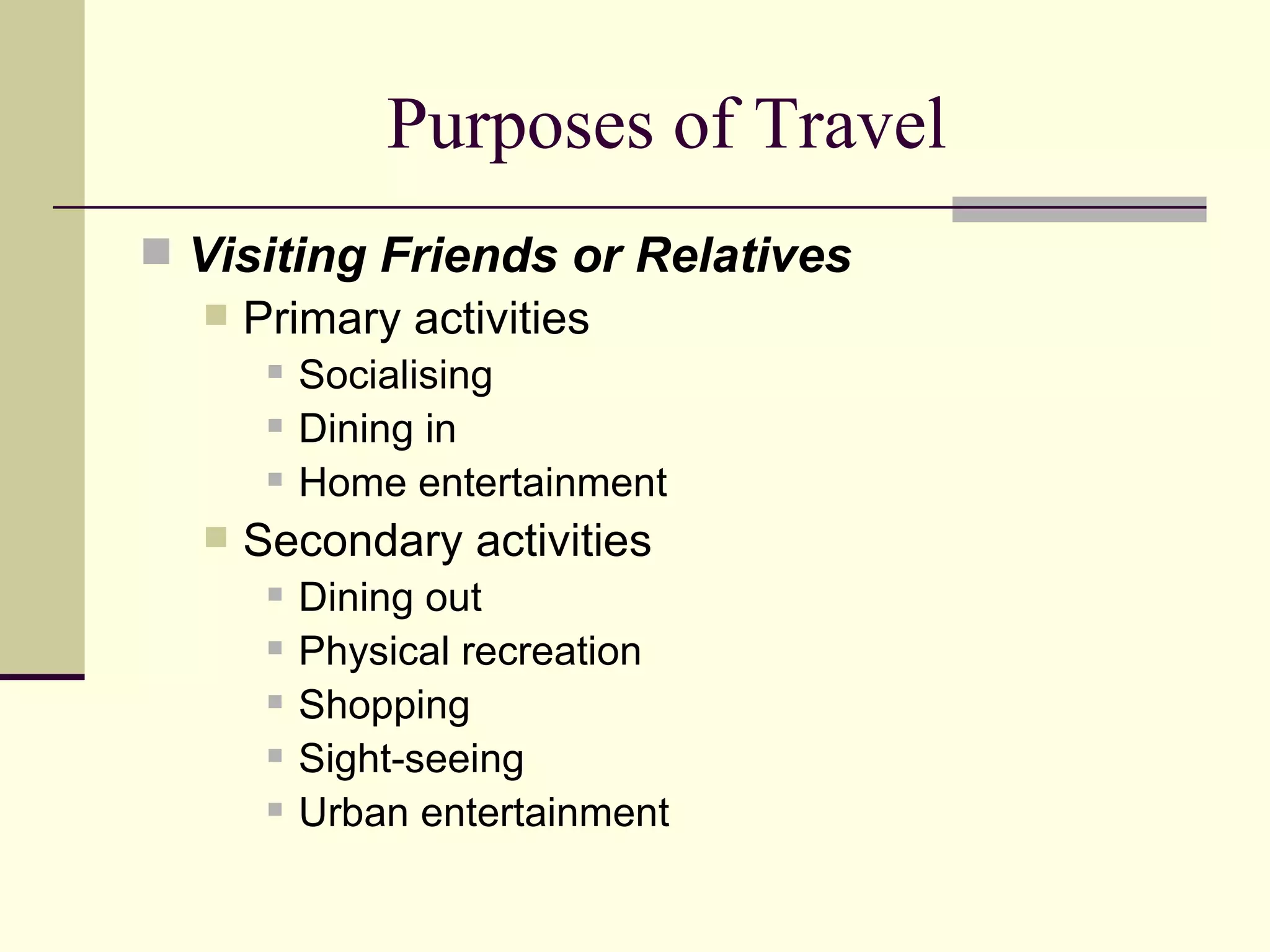 Introduction to Tourism | PPT