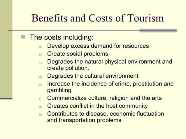 Introduction to Tourism | PPT