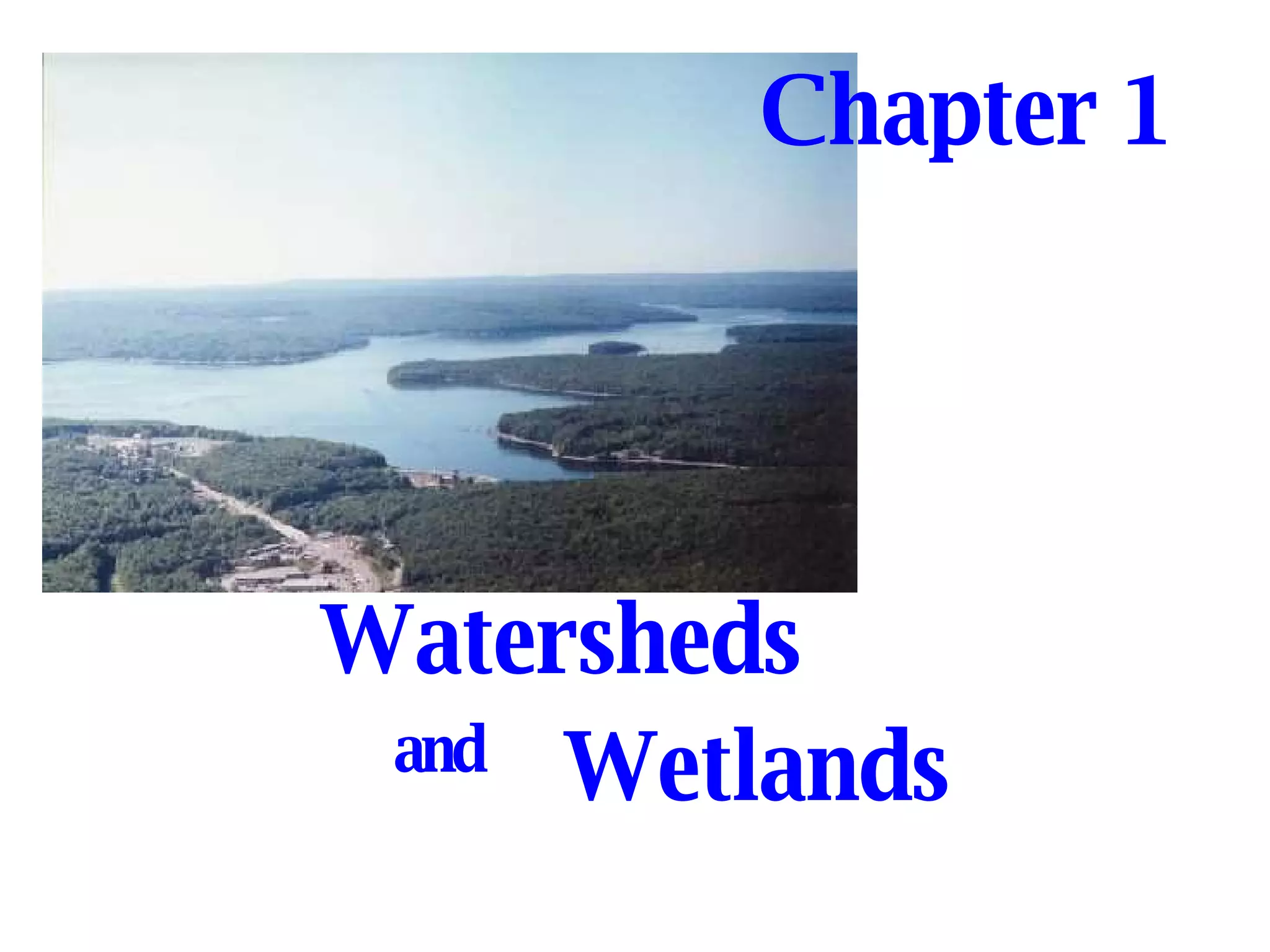 Watersheds and Wetlands | PPT