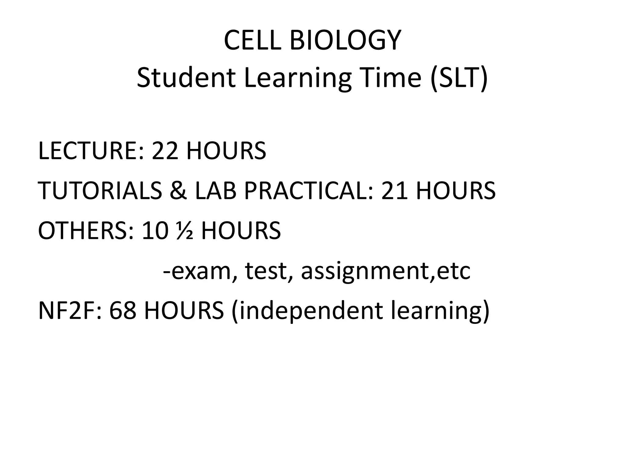 Chapter 1 cell biology intro cell | PPSX