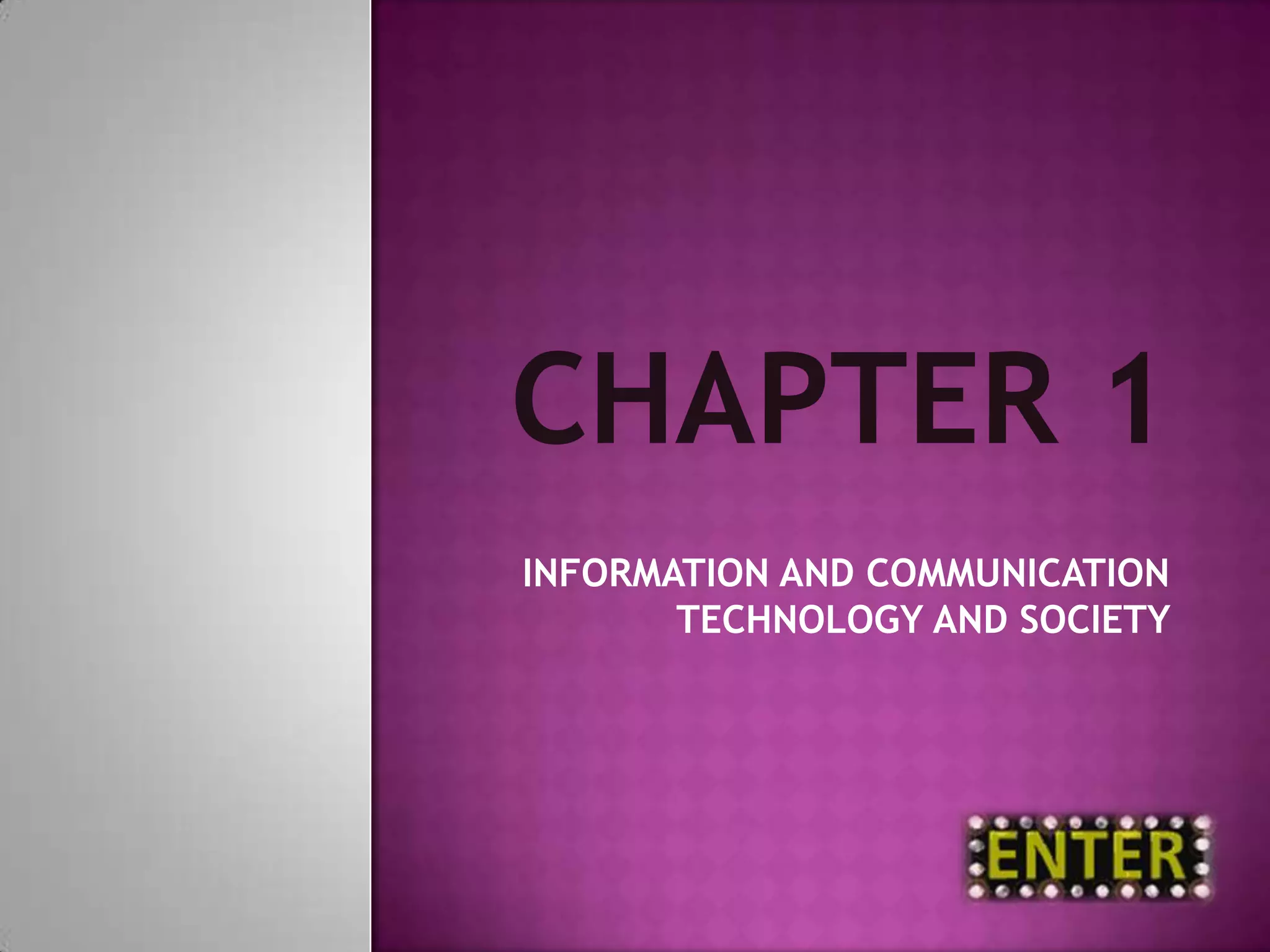 Chapter 1-introduction to ict | PPTX