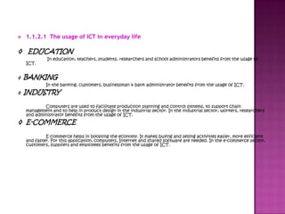 Chapter 1-introduction to ict | PPTX