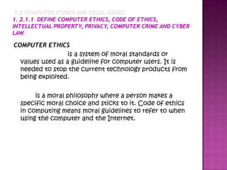 Chapter 1-introduction to ict | PPTX