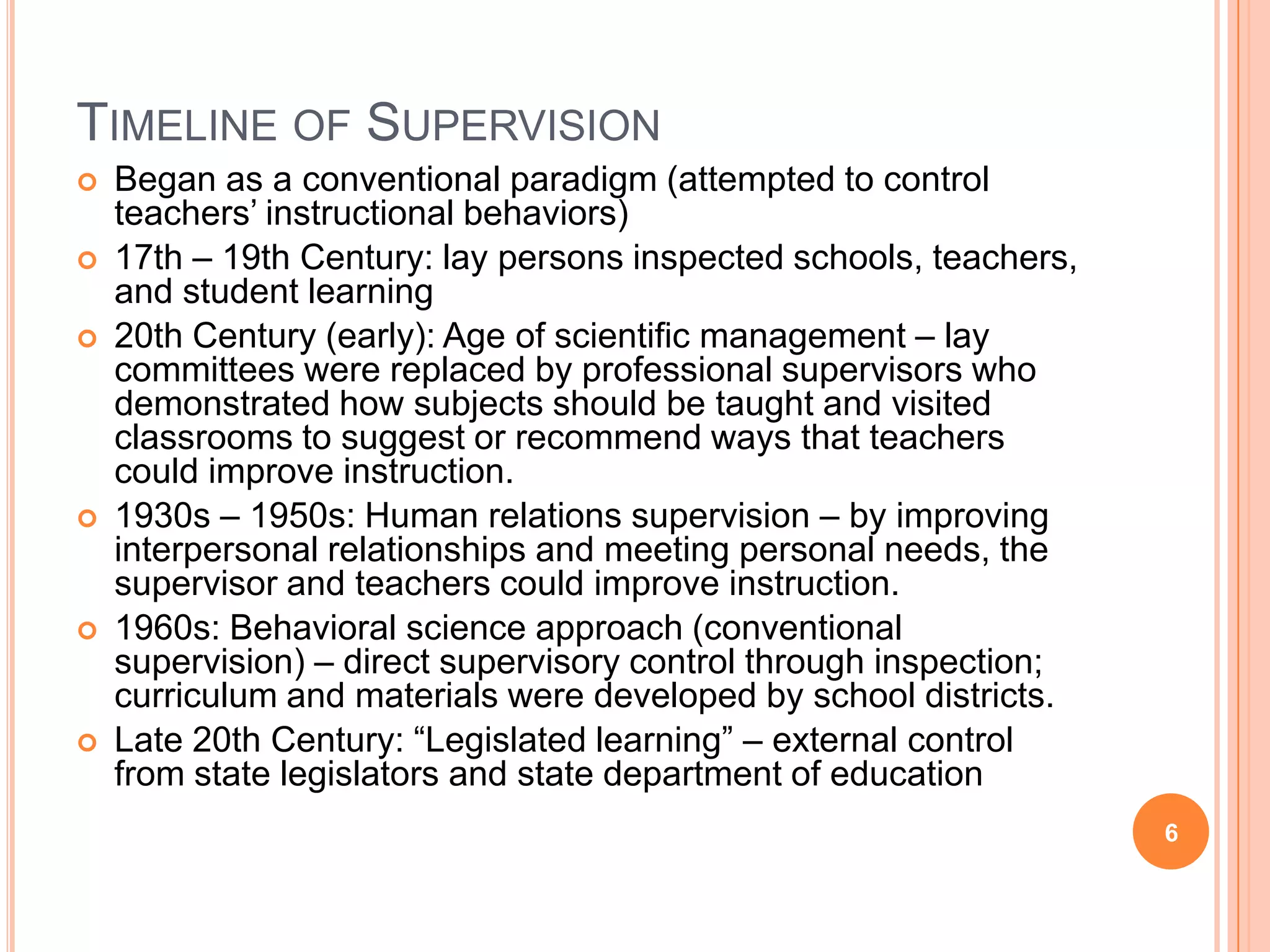 Chapter 1 - Supervisions for successful school | PPTX