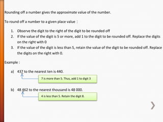 Chapter 1 Whole Numbers | PPT