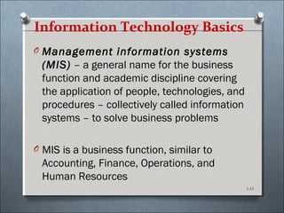 Chapter1 | PPTX | Information Services Industry | Industries