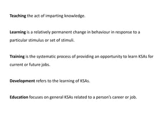 Complete guide to Effective Training - Nick Blanchard and James W ...