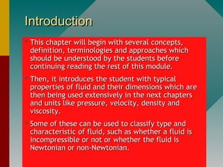 S3 Chapter 1 Introduction of Fluid | PPT | Chemistry | Science