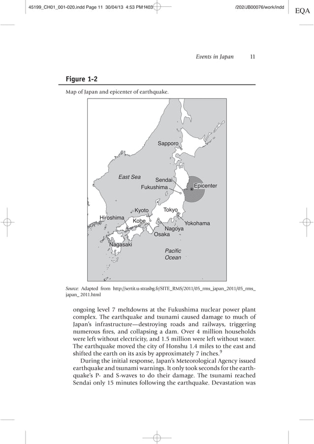 Great East Japan Earthquake and Tsunami March 11, 2011 | PDF