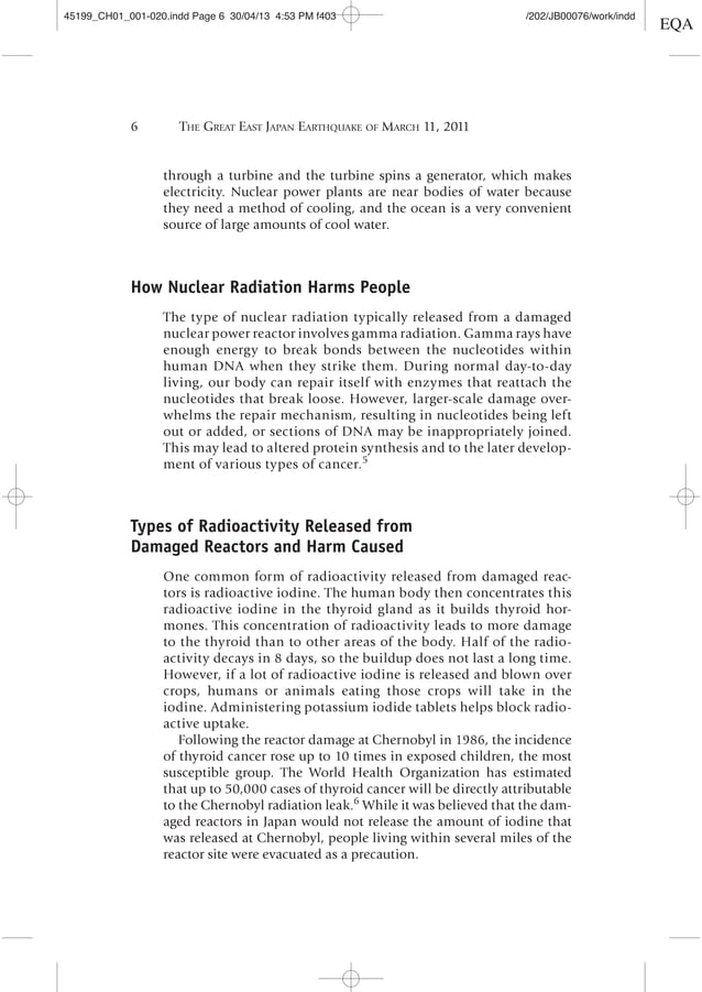 Great East Japan Earthquake and Tsunami March 11, 2011 | PDF
