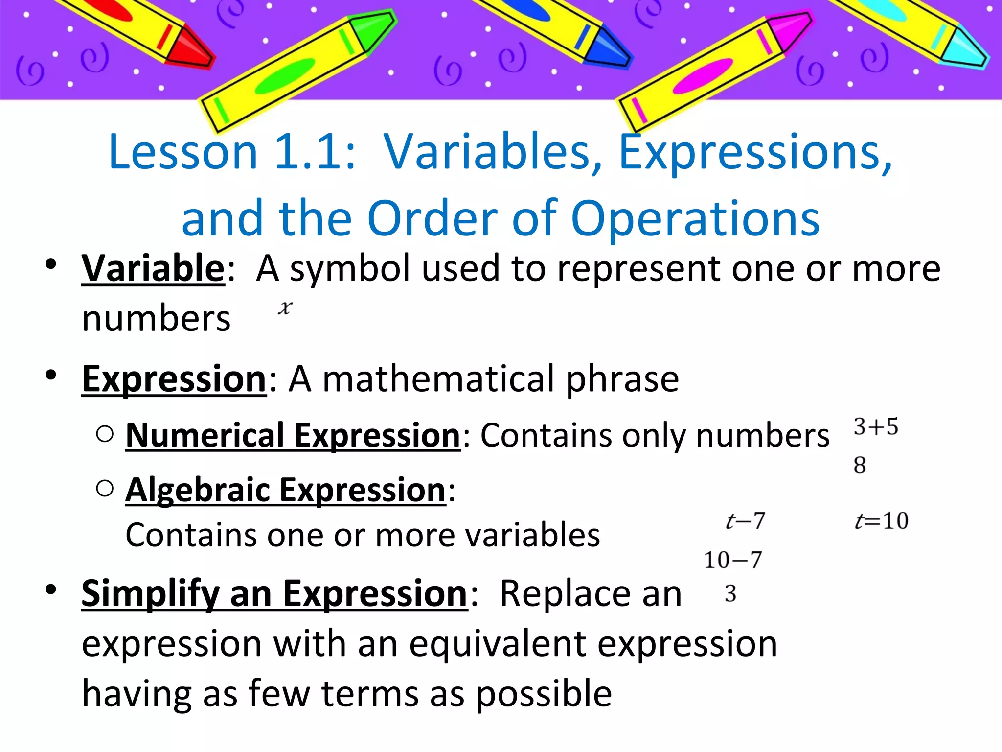 Chapter1.1 1.2 alghonors | PPT