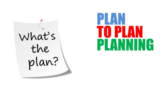 Introduction to planning - what is planning | PPTX