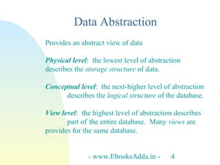 Database Modelling Concepts - Chapter 1 | PPT