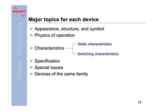 POWER ELECTRONIC DEVICES | PDF