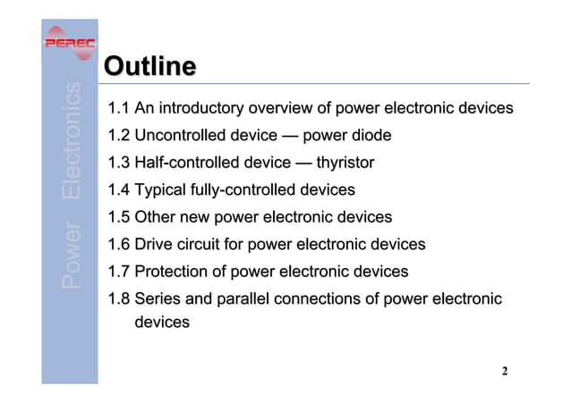 POWER ELECTRONIC DEVICES | PDF