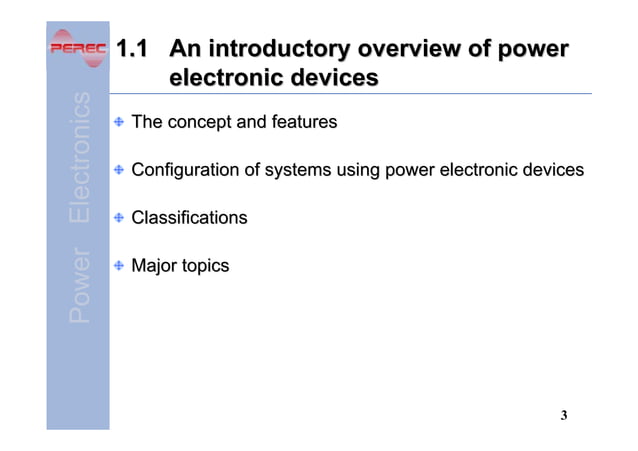 POWER ELECTRONIC DEVICES | PDF