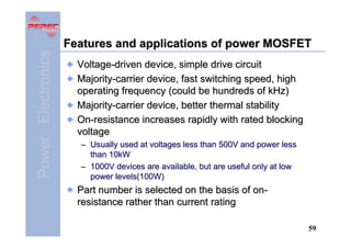 POWER ELECTRONIC DEVICES | PDF