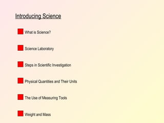 Chapter 1 form 1 science | PPT