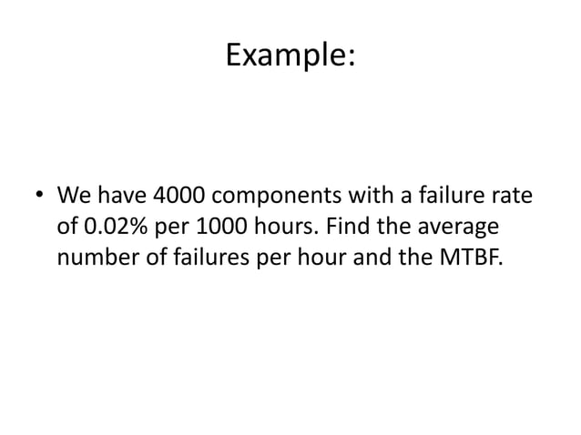 basic concepts of reliability | PPTX | Operating Systems | Computer Software and Applications