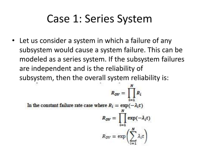 basic concepts of reliability | PPTX | Operating Systems | Computer Software and Applications