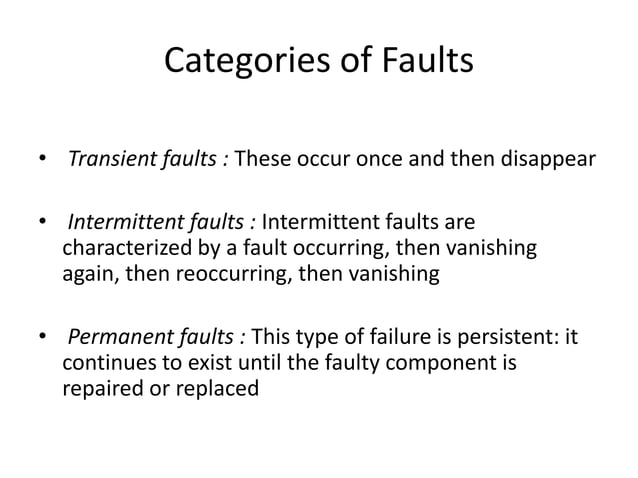 basic concepts of reliability | PPTX | Operating Systems | Computer Software and Applications