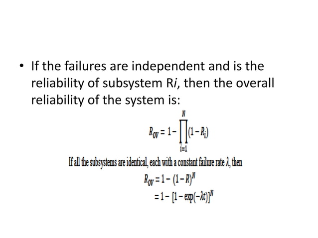 basic concepts of reliability | PPTX | Operating Systems | Computer Software and Applications