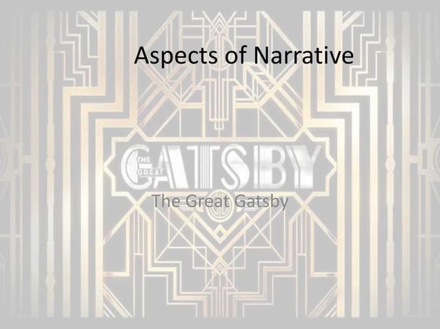 The Great Gatsby - Chapter 1 | PPT