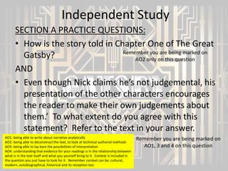 The Great Gatsby - Chapter 1 | PPT