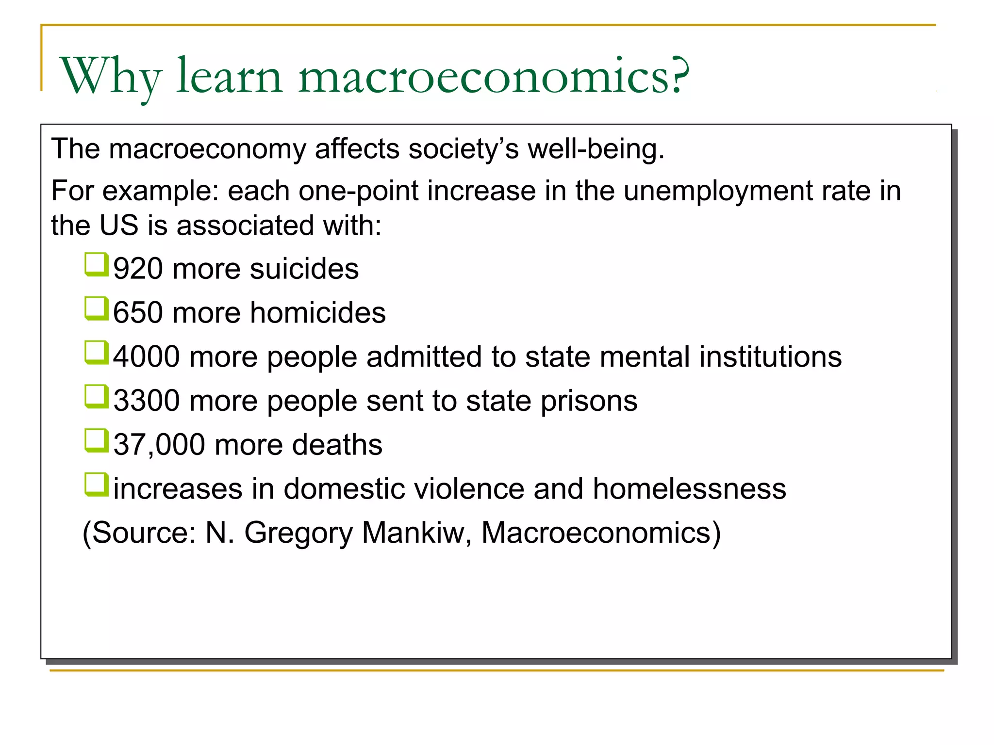 Chapter 1 - basic concepts about macroeconomics for BBA | PPT