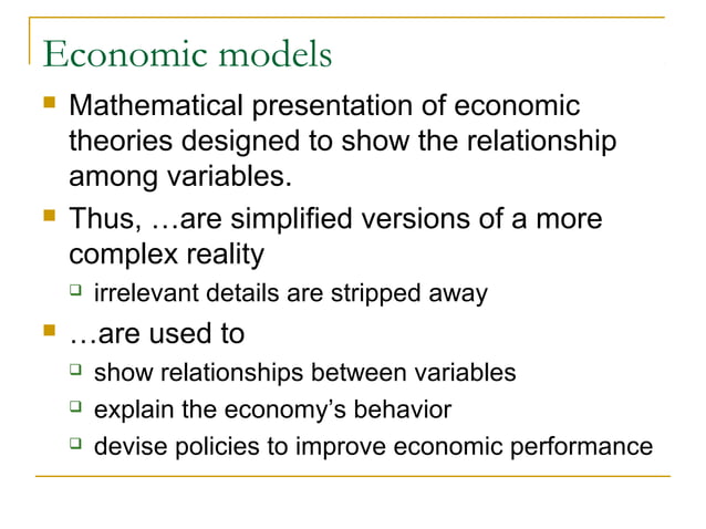 Chapter 1 - basic concepts about macroeconomics for BBA | PPT