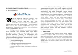 Matlab Tutorial Chapter 1 | PPT