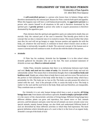 Chapter 1. lecture 2. human being according to | DOCX