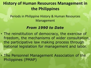 The Human Resource Management Environment in the Philippines | PPTX