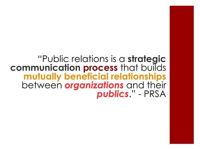 Introduction to Public Relations | What is PR? | PPTX | Advertising ...