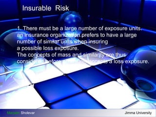 Chapter 1: Introduction to Insurance | PPTX