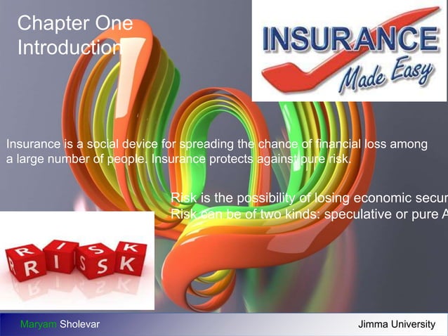 Chapter 1: Introduction to Insurance | PPTX