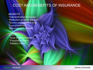 Chapter 1: Introduction to Insurance | PPTX