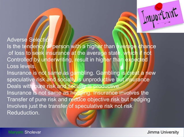 Chapter 1: Introduction to Insurance | PPTX