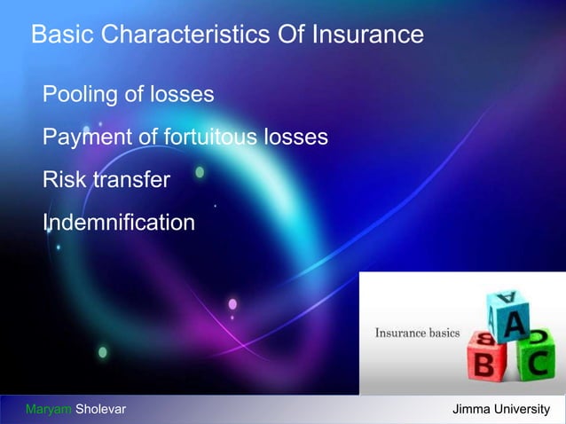 Chapter 1: Introduction to Insurance | PPTX