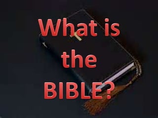 The Source: God’s Word in the Scriptures | PPTX