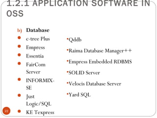Open Source Operating System [Chapter 1] | PPT