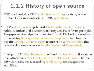 Open Source Operating System [Chapter 1] | PPT