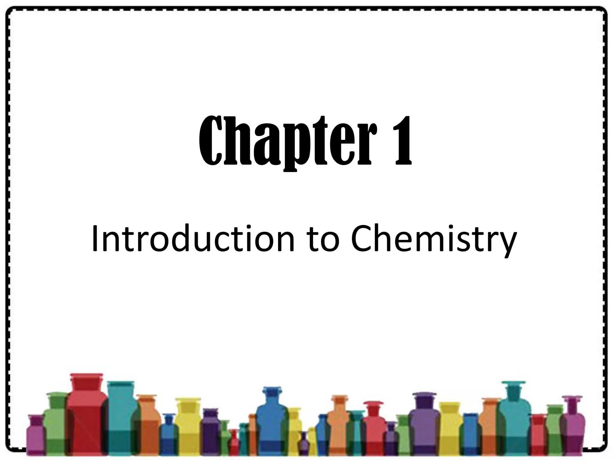 Chapter 1 Introduction to Chemistry | PDF