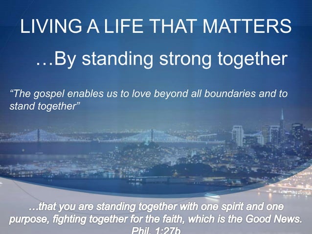 Living a Life That Matters - Part 1 | PPT