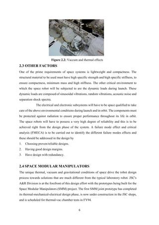 space robotics full pdf | DOCX